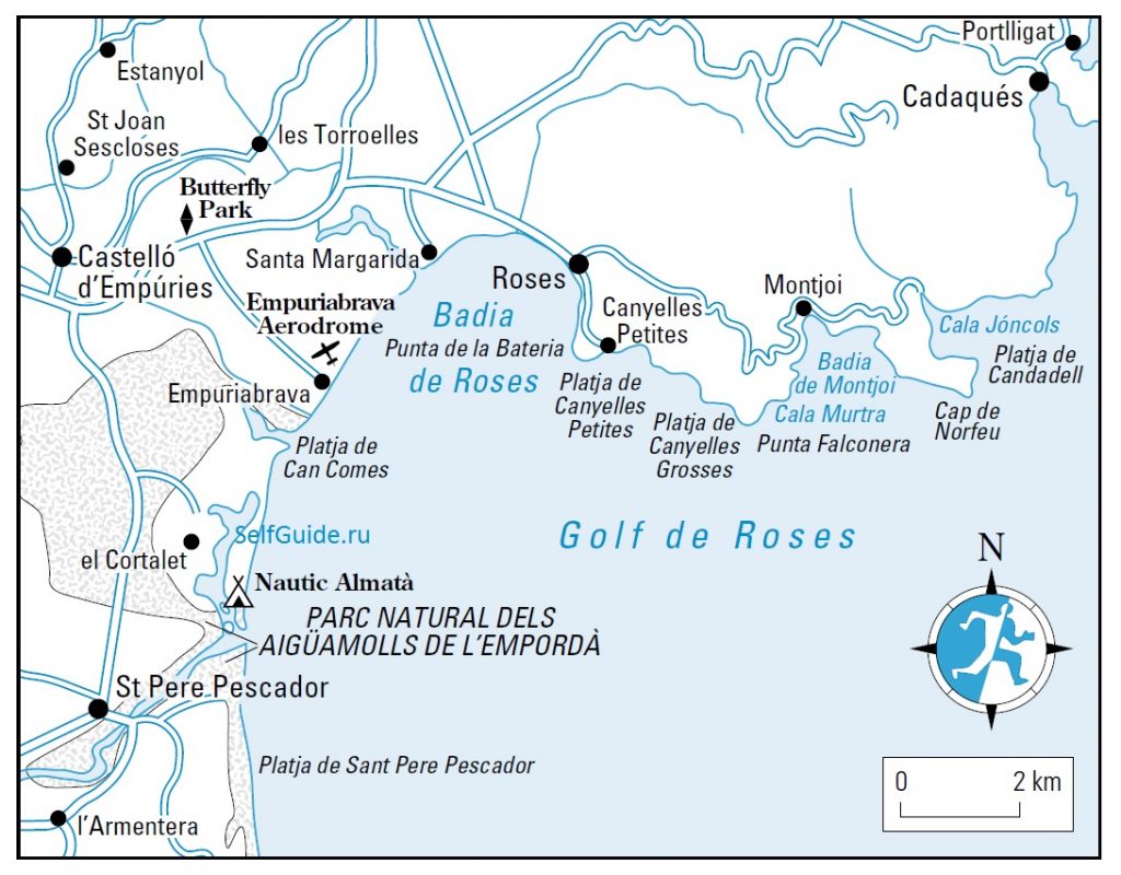 spain-rg-costa-brava-golf-de-roses-map * Self Guide